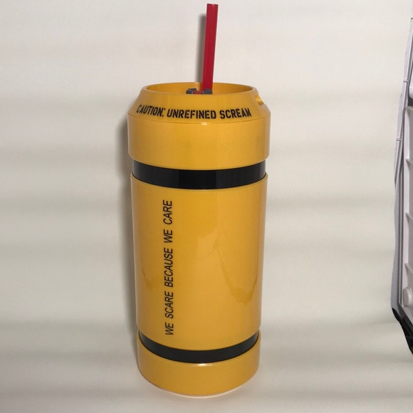 Disney | Other | Monsters Inc Scream Canister Water Bottle Yellow ...